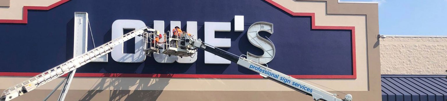 Lighting and Sign Maintenance - Professional Sign Services